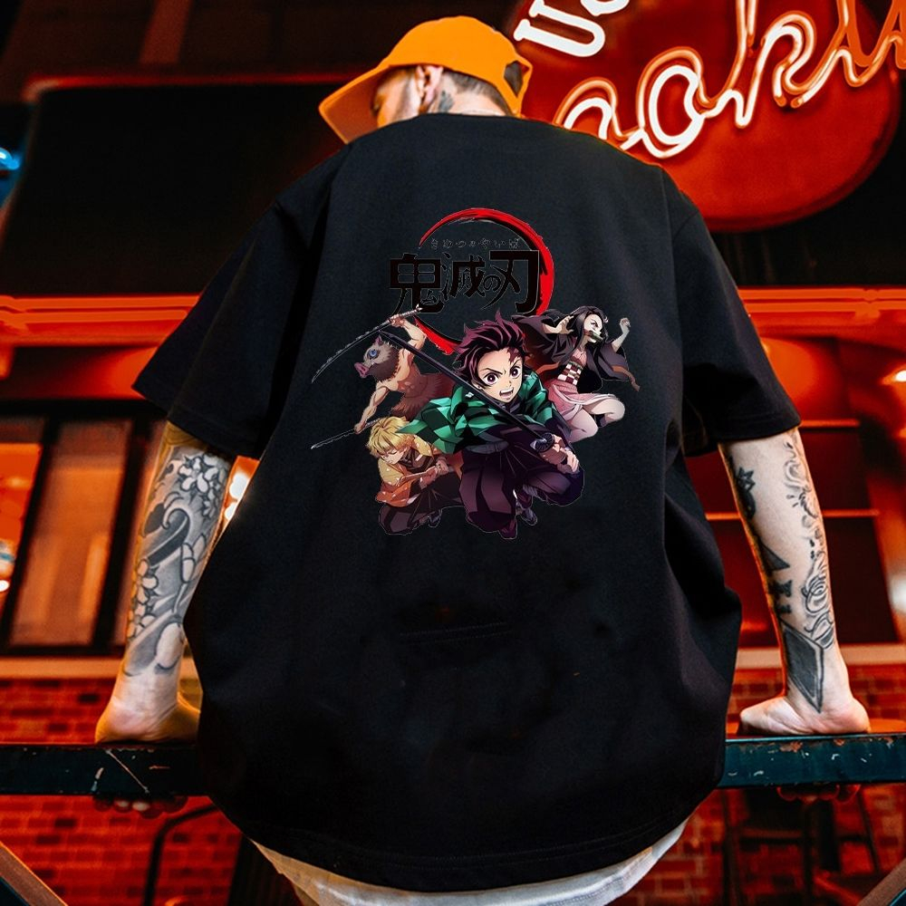 Jual Haruko T-shirt Oversize Kimetsu No Yaiba Kaos Oversize Cotton ...