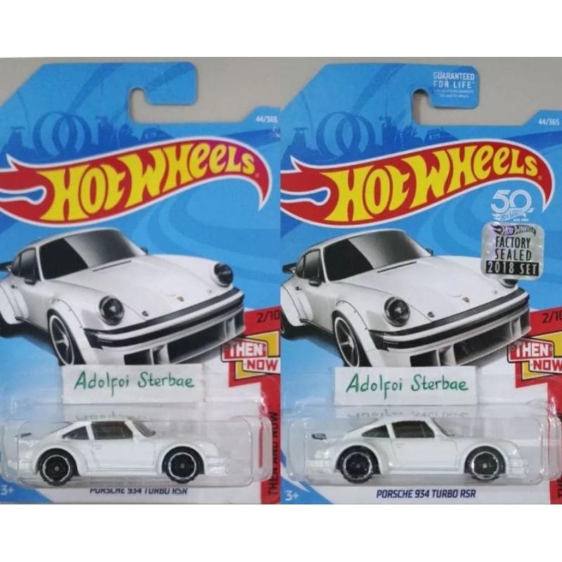 Jual hotwheels hot wheels porsche 934 turbo rsr factory sealed edisi ...