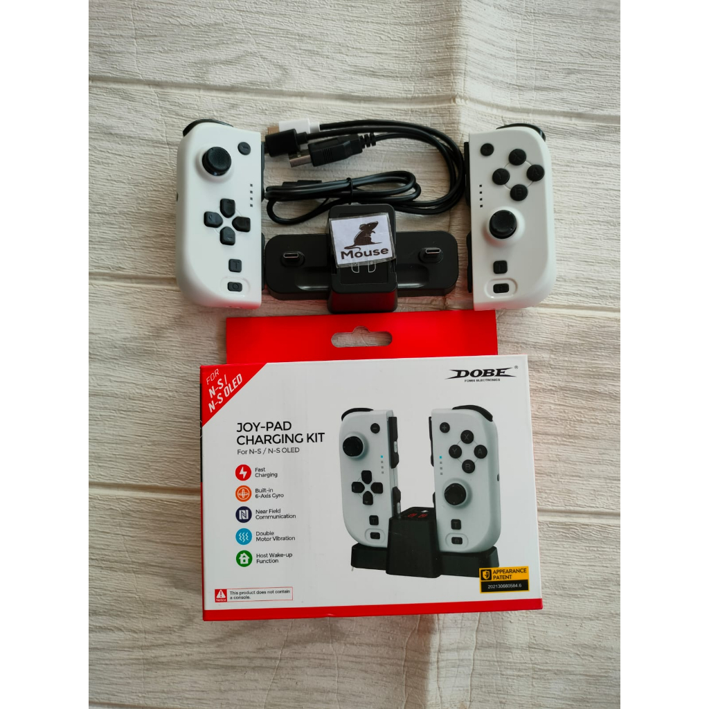 Jual Dobe Joypad + Charging Kit Joycon Nitendo Switch V1 Lite Oled TNS 1191 | Shopee Indonesia