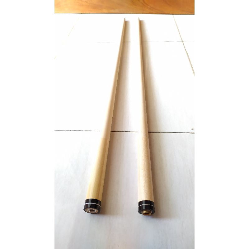 Jual stick billiard biliard shaft 5/16x18 ready natural dan hitam ...
