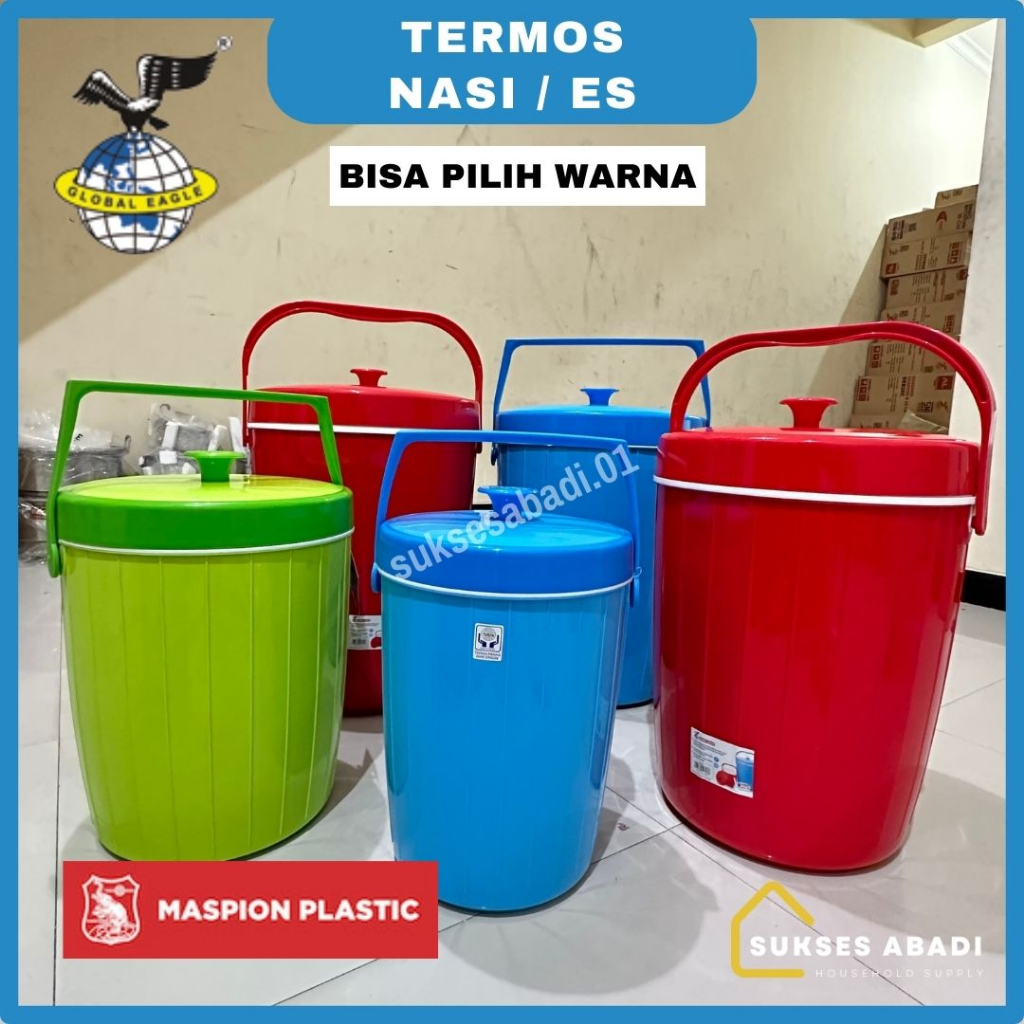 Jual TERMOS NASI 26 30 38 40 GLOBAL EAGLE / MASPION / TERMOS NASI 10 ...