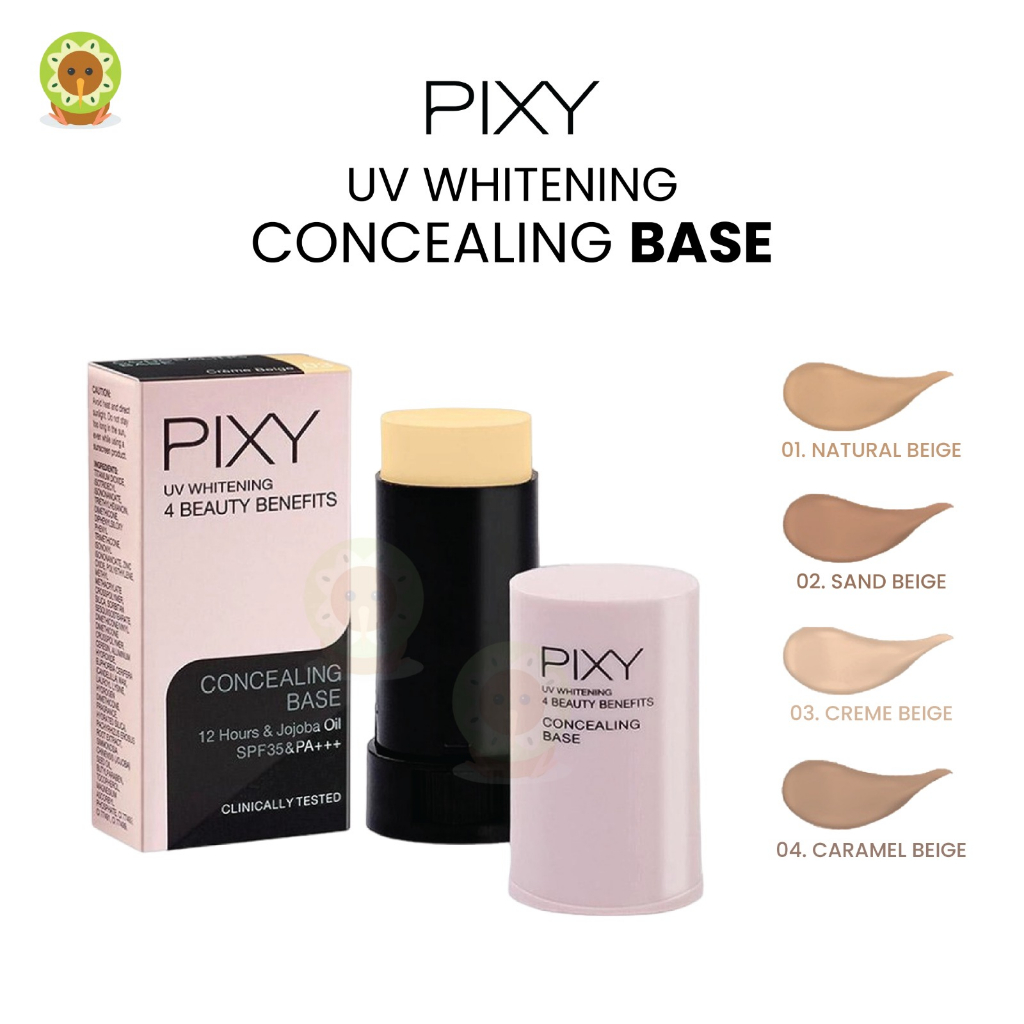 Jual PIXY CONCEALING BASE UV WHITENING 4 BEAUTY BENEFITS CONCEALER ...