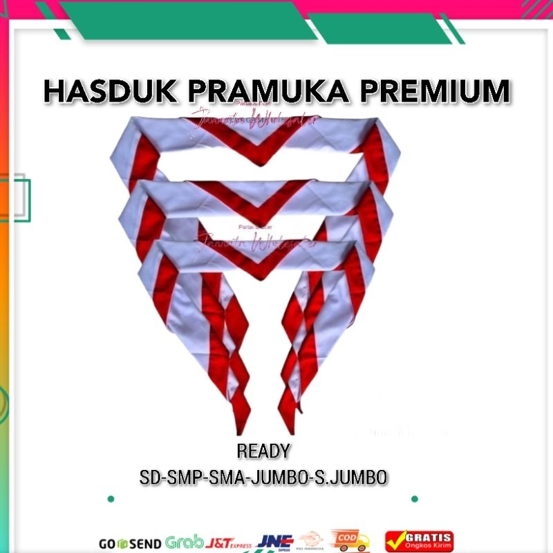 Jual Hasduk Pramuka SD SMP SMA Jumbo | Kacu Pramuka Putra Putri ...