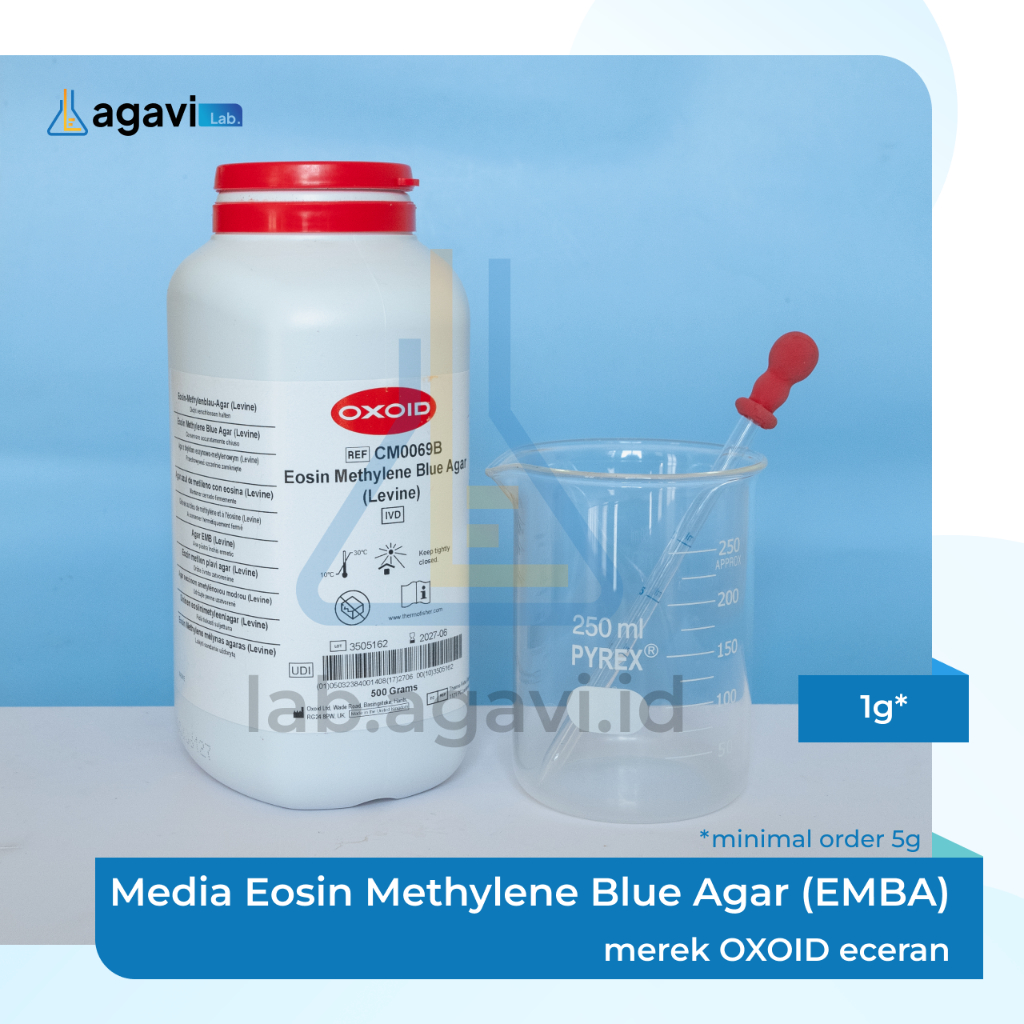Jual Media Eosin Methylen Blue Agar (EMBA)/Media EMBA/Media Eosin ...