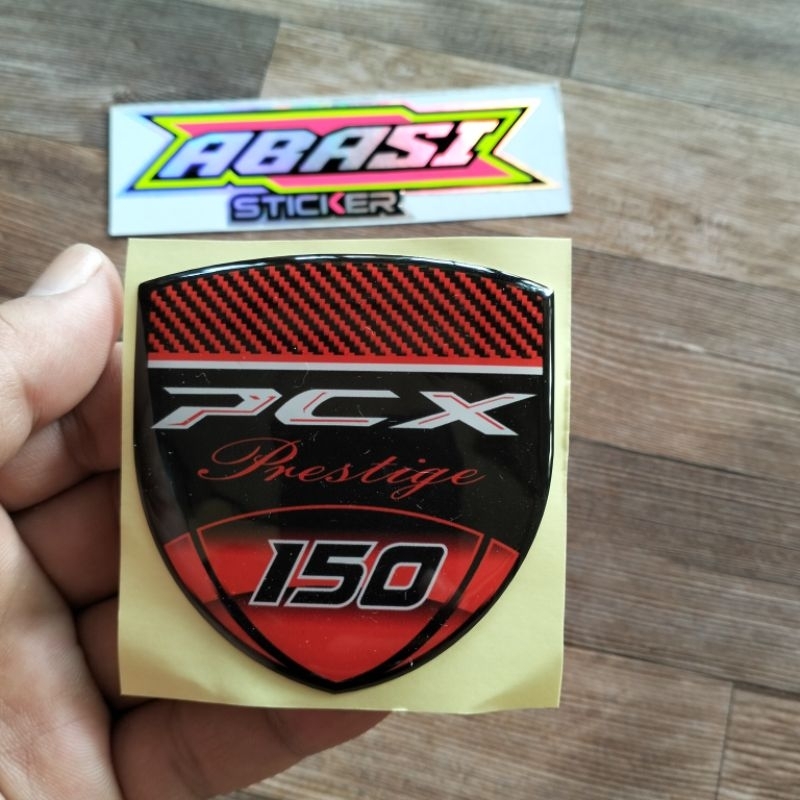 Jual emblem pcx 150 pcx 160 prestige sticker timbul | Shopee Indonesia