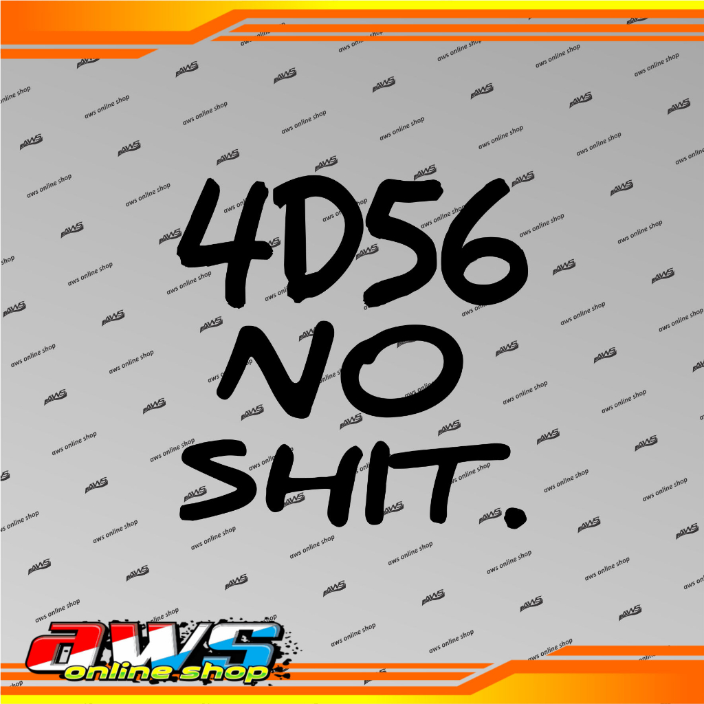 Jual Sticker 4D56 No Shit | Shopee Indonesia
