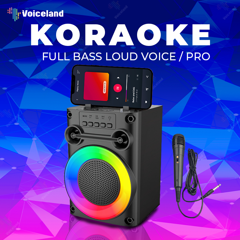 Jual 【pro Bass】speaker Bluetooth Karaoke Polytron Besar Super Bass Mini