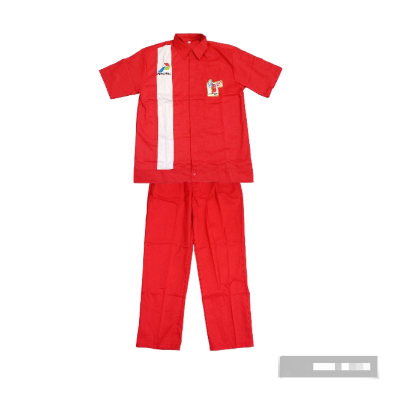 Jual Seragam Operator SPBU Pertamina pasti pas / Baju SPBU+Topi+Tas 1 ...