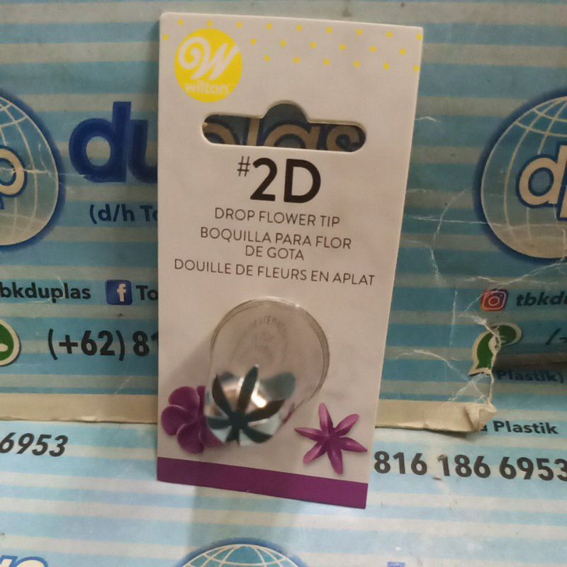 Jual Spuit Wilton Buttercream 2D Drop Flower Tip Original Stainless ...