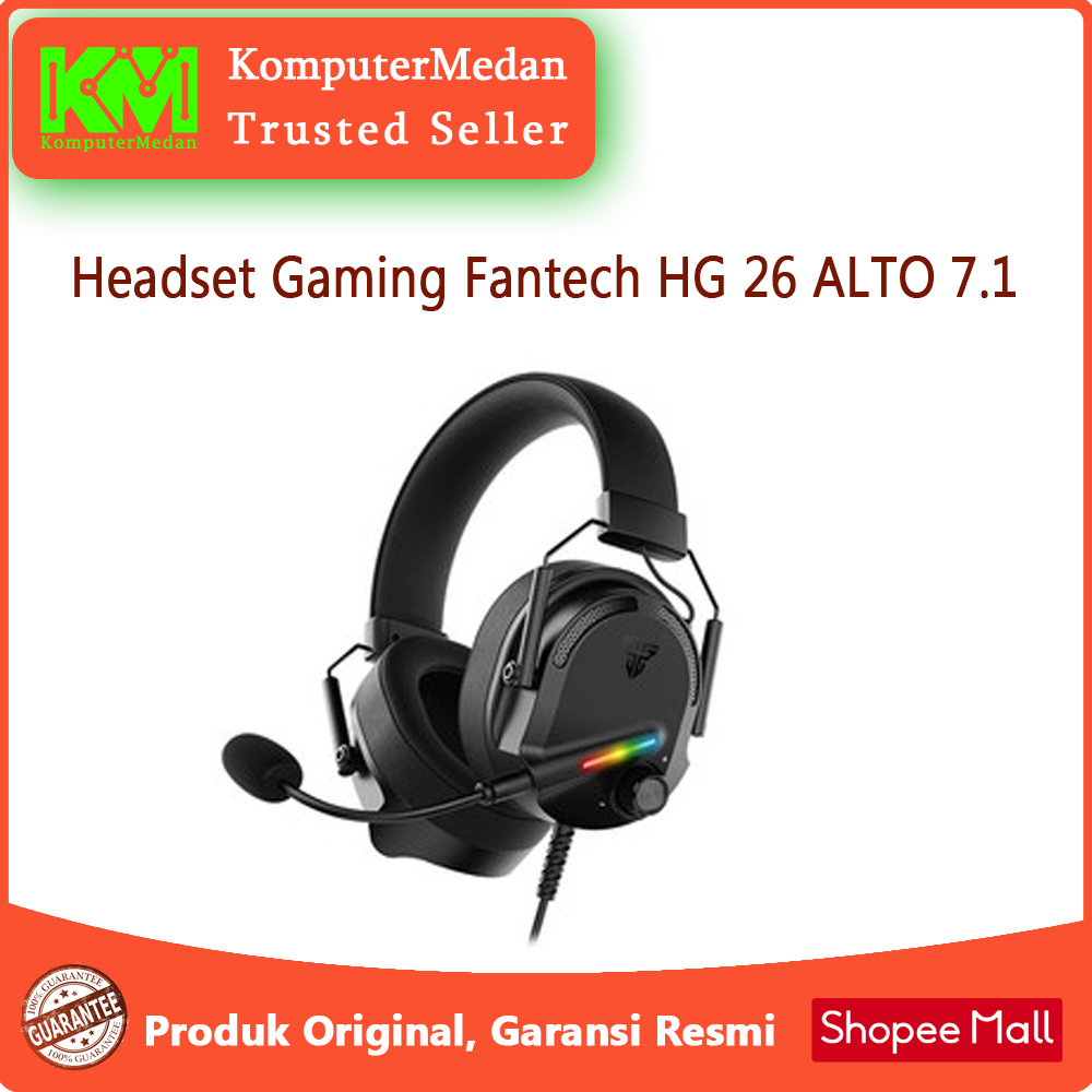 Jual FANTECH ALTO HG26 7.1 SURROUND RGB HEADPHONE HEADSET GAMING HG 26 ...