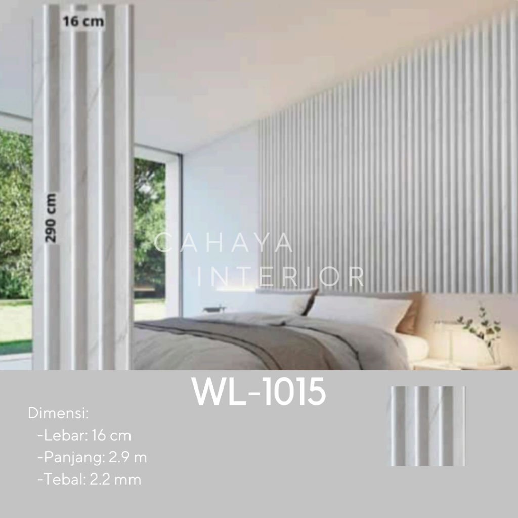 Jual (WL-1015) Wallpanel WPC Dinding High-Quality - Tahan Cuaca, Pilihan Warna & Tekstur - WPC ...