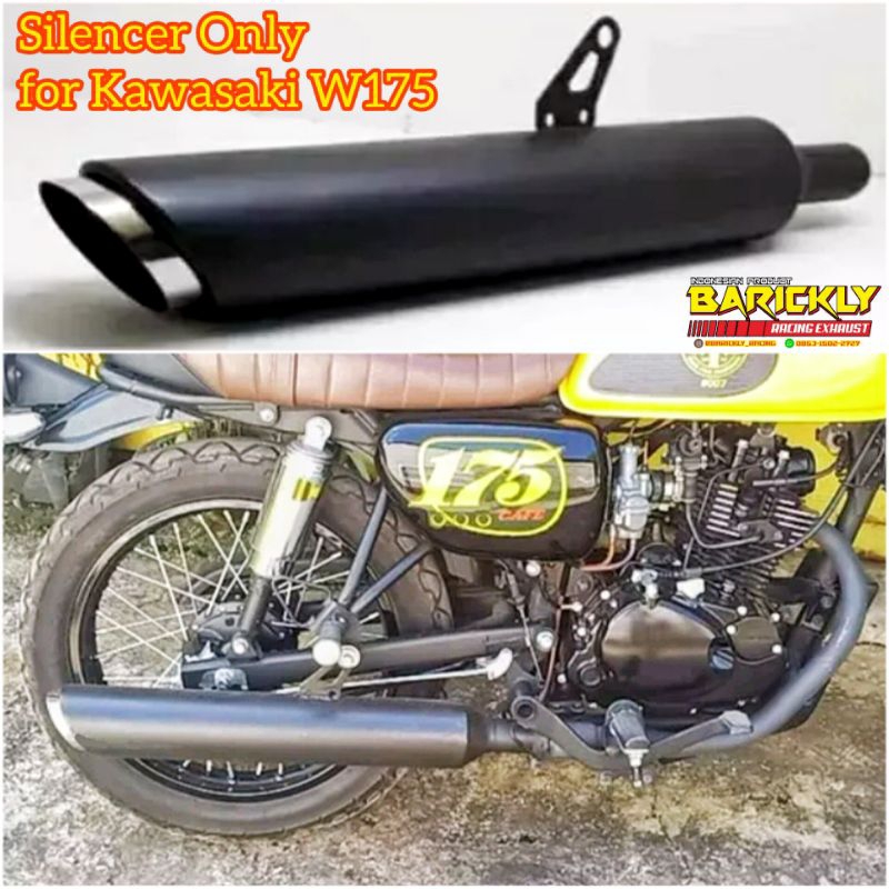Jual Knalpot Custom Kawasaki W175 SE Cafe PNP Header Ori Japstyle Ala ...