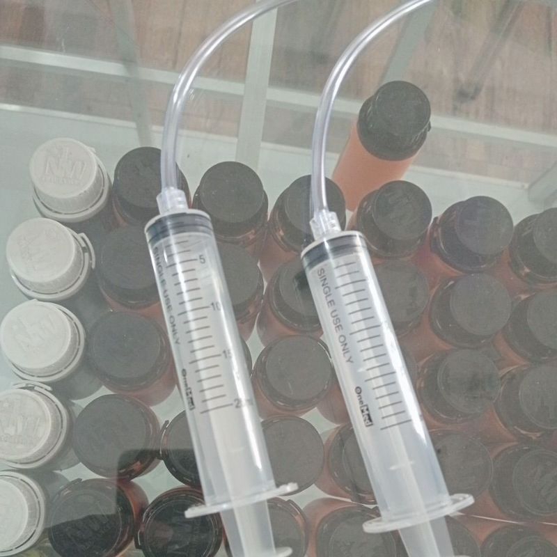 Jual ( 1 PCS ) SUNTIKAN 20 ML PLUS SELANG UNTUK PARFUM TINTA PRIN DLL ...