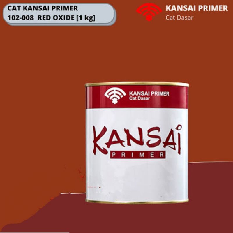 Jual Cat Anti Karat Merah Kansai Primer 008 Cat Dasar Besi Baja Logam ...