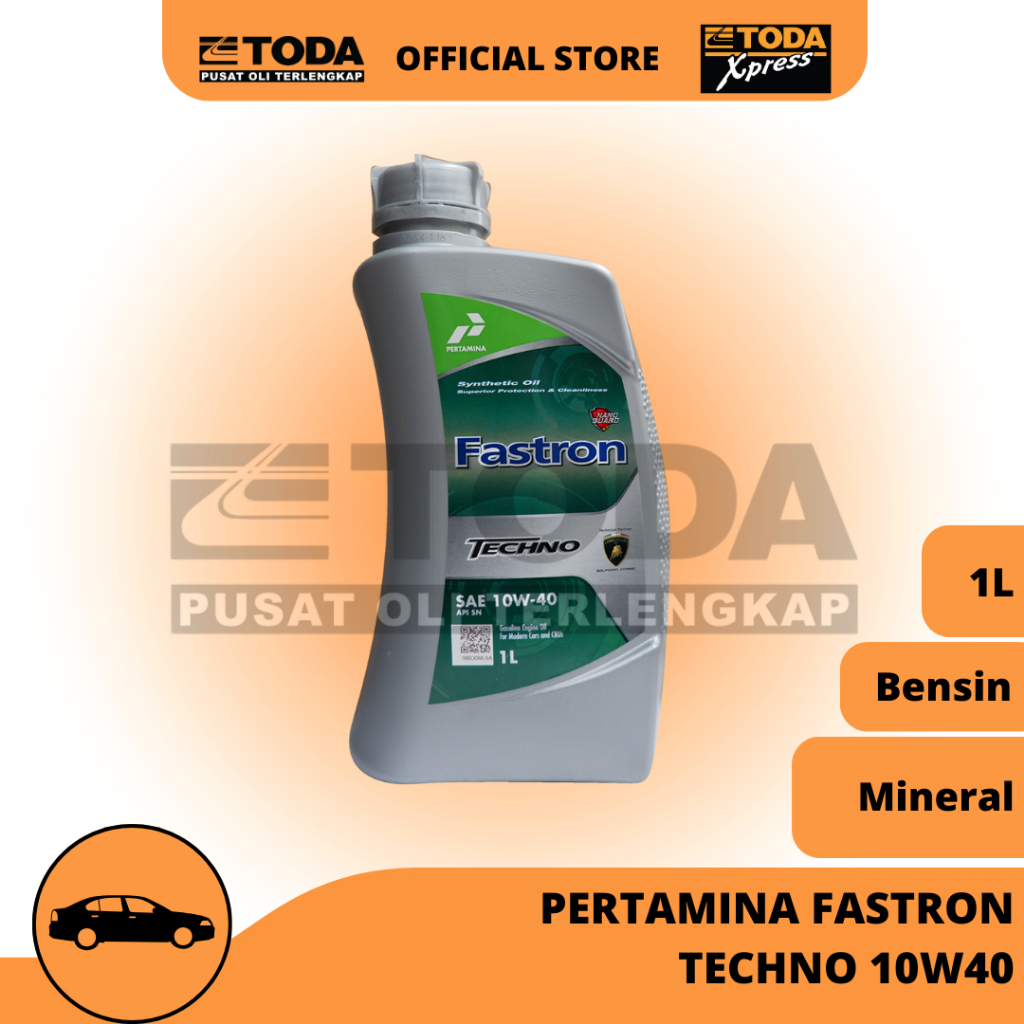 Jual Oli Fastron Techno 10W40 API SN 1L Oli Mesin Mobil Original ...
