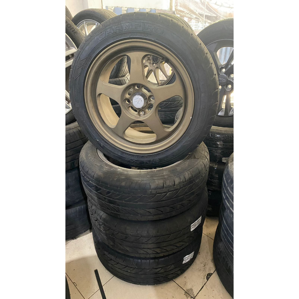 Jual VELG SPOON RING 15 LEBAR 6,5 RATA HOLE 4 X 100 OFFSET 38 WARNA ...