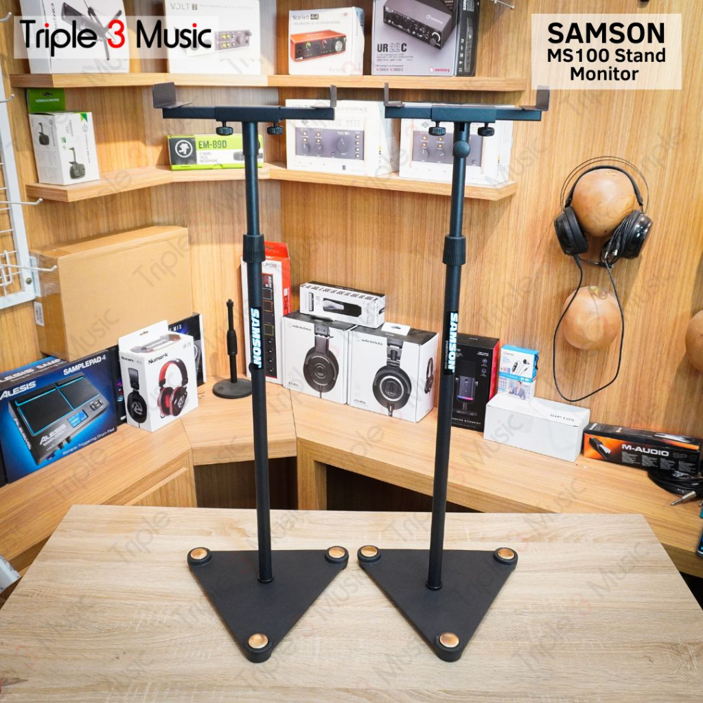 Jual Samson MS100 Studio Monitor Stands | Shopee Indonesia
