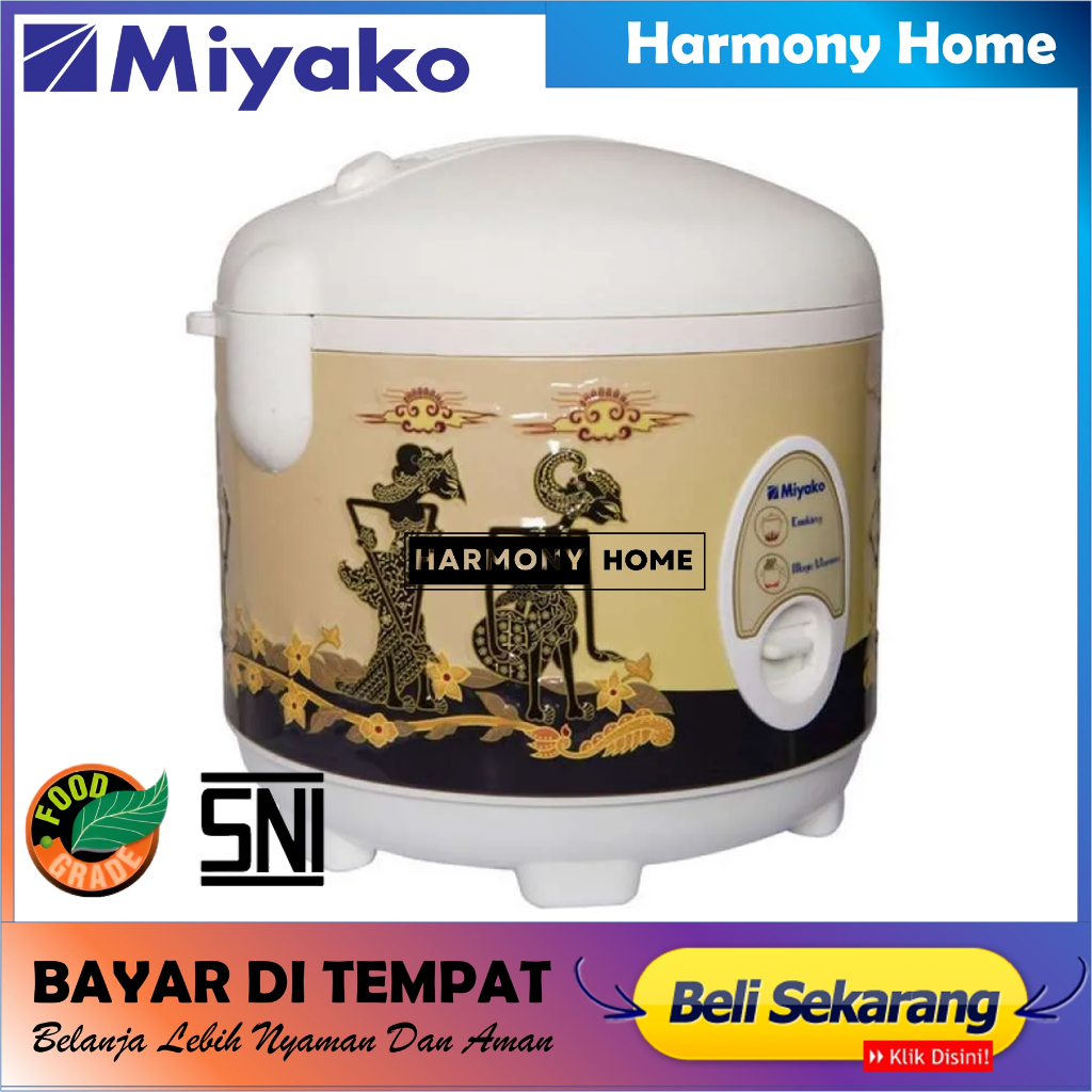 Jual Miyako MCM 508 Batik Wayang Rice Cooker / Magic Warmer Plus MCM ...