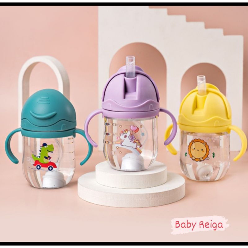 Jual Botol minum anak 250 cc / Training Cup 250 cc/ botol minum sedotan | Shopee Indonesia