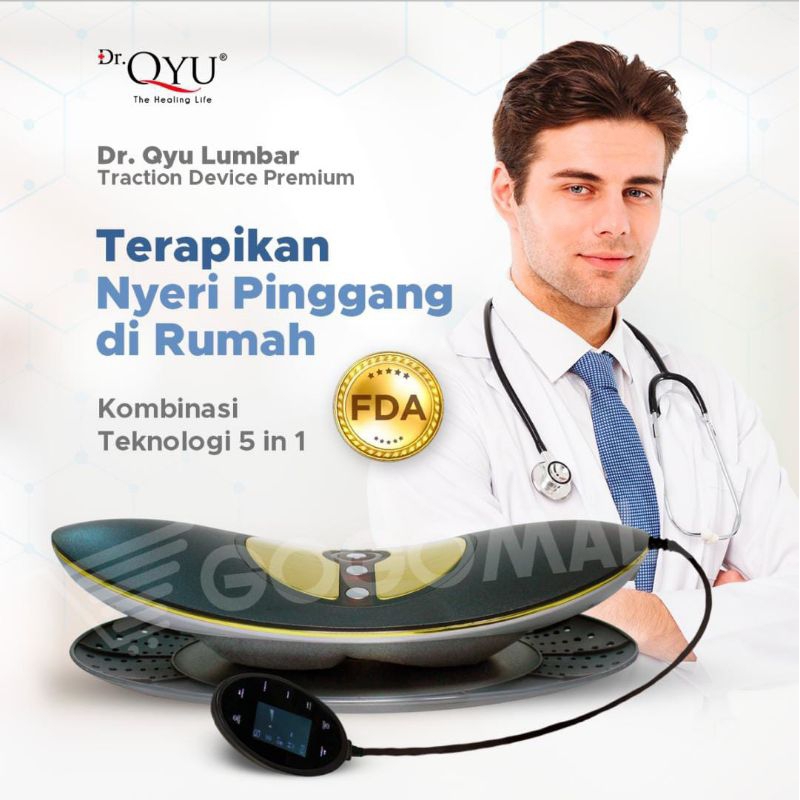 Jual Dr Qyu Lumbar Traction Device Premium Alat Terapi Saraf Kejepit ...