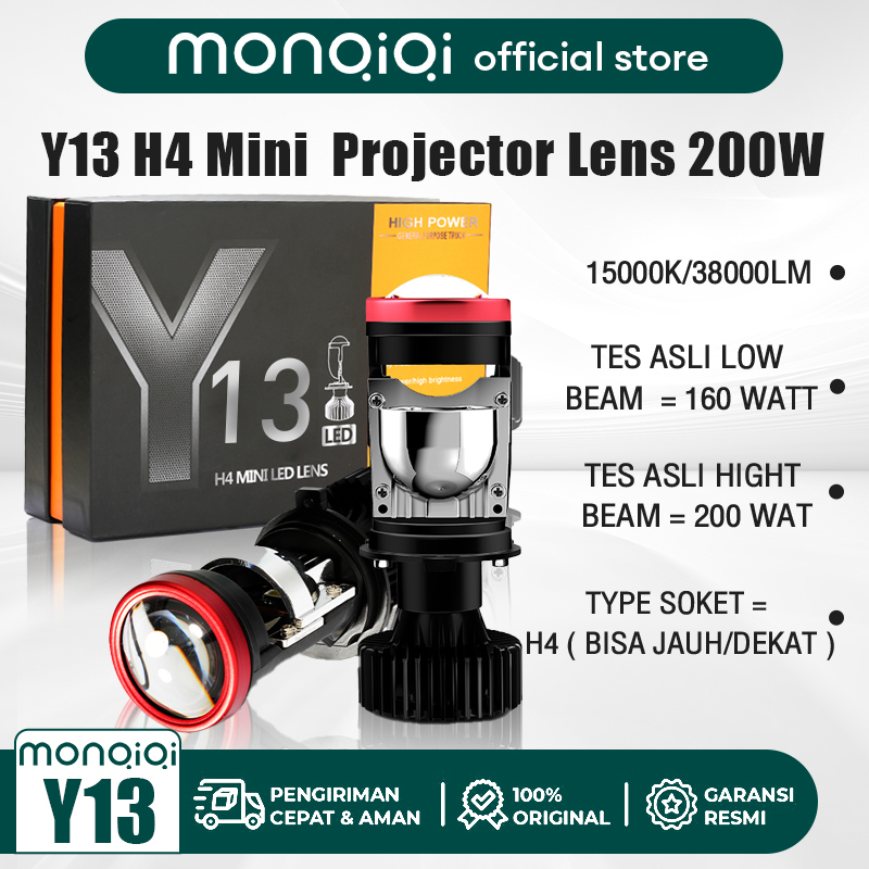Jual Monqiqi Mini Projie Y13 6000K / 38000LM Balok Lampu Mobil | Shopee Indonesia
