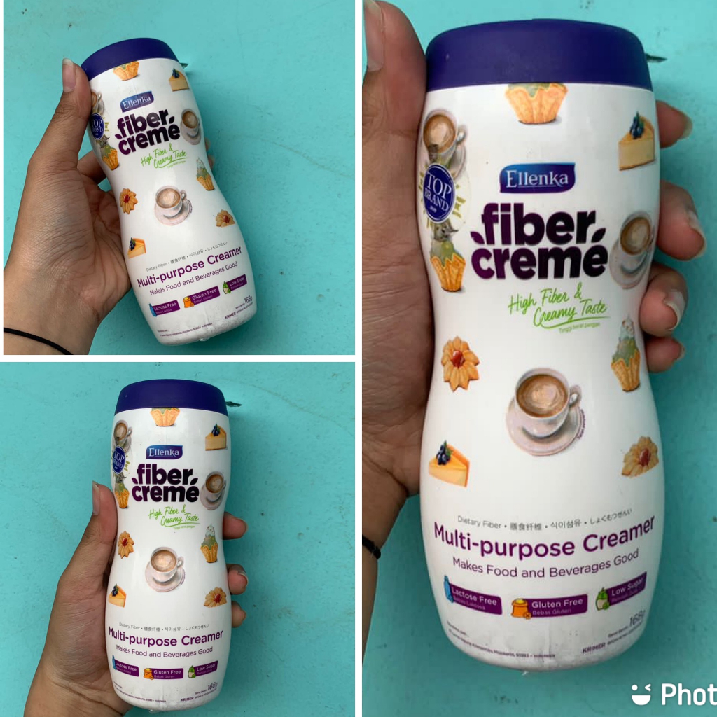 Jual FIBER ELLENKA FIBER CREAME FIBER MULTI PURPOSE CREAMER BOTOL 168gr ...