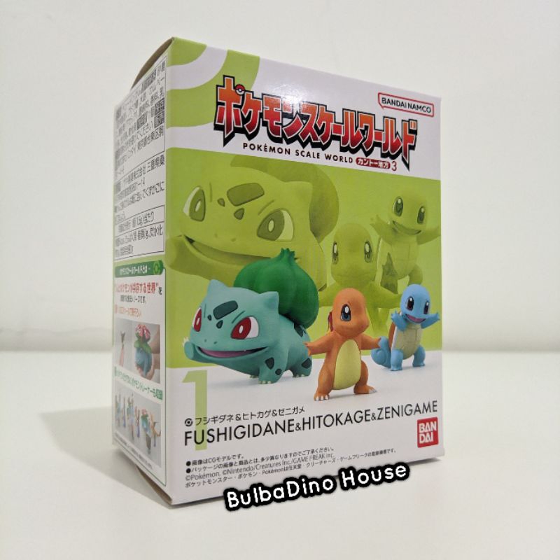 Jual Bandai Scale World Starter Pokemon Kanto Vol.3 Figure : Bulbasaur ...