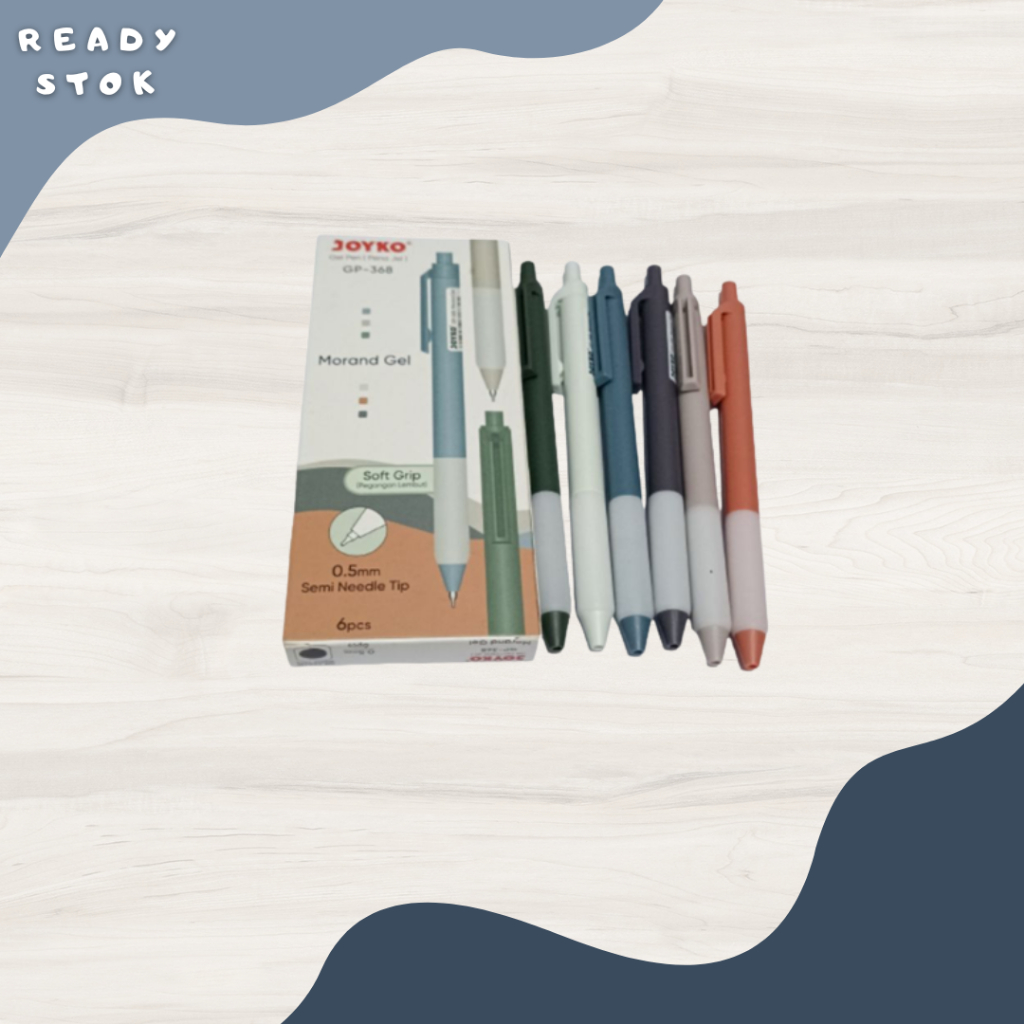 Jual PULPEN GEL / BALLPOINT GEL / GEL PEN GP-368 MORAND GEL JOYKO ...