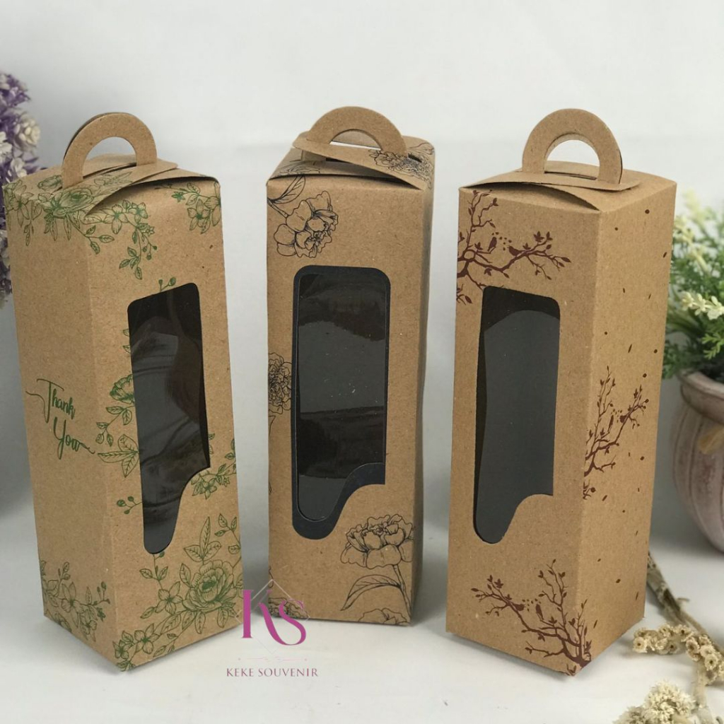 Jual Souvenir Box Botol Rastik Jinjing Coklat | Shopee Indonesia