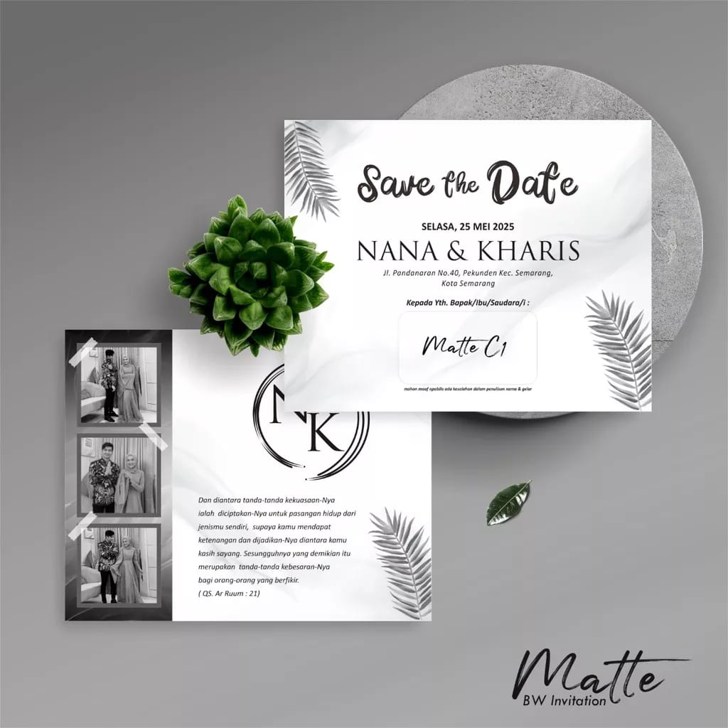 Jual SAMPLE UNDANGAN NIKAH ASHA - SAMPLE CETAK UNDANGAN PERNIKAHAN ...
