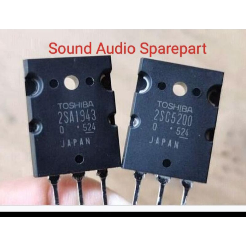 Jual Transistor FINAL Toshiba 2SA1943/2SC5200 lot 524 ORIGINAL JAPAN Free Mika | Shopee Indonesia