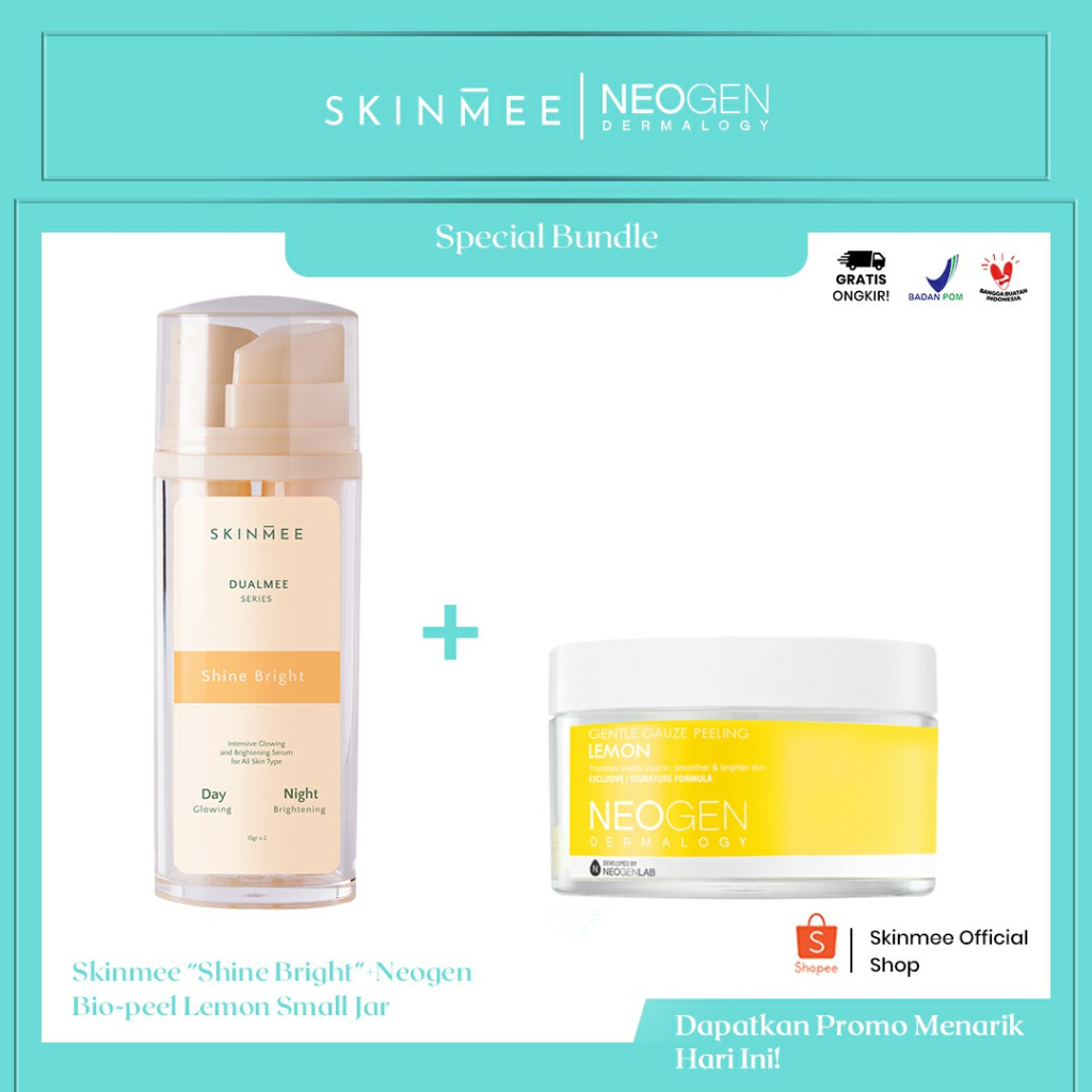 Jual Bundle Skinmee Dualmee Shine Bright x Neogen Dermalogy Lemon Small ...