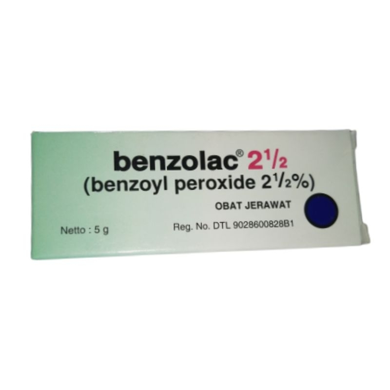 Jual OBAT JERAWAT BENZOLAC 2,5% 5g | Shopee Indonesia
