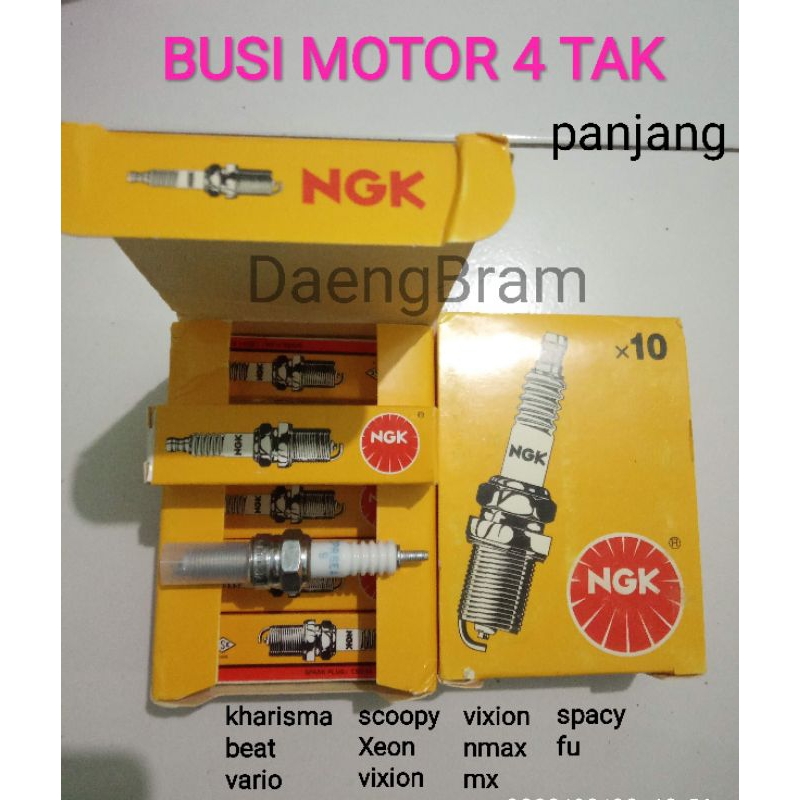 Jual BUSI MOTOR NGK CPR6EA-9 Motor 4 Tak Beat Scoopy Spacy Vario ...