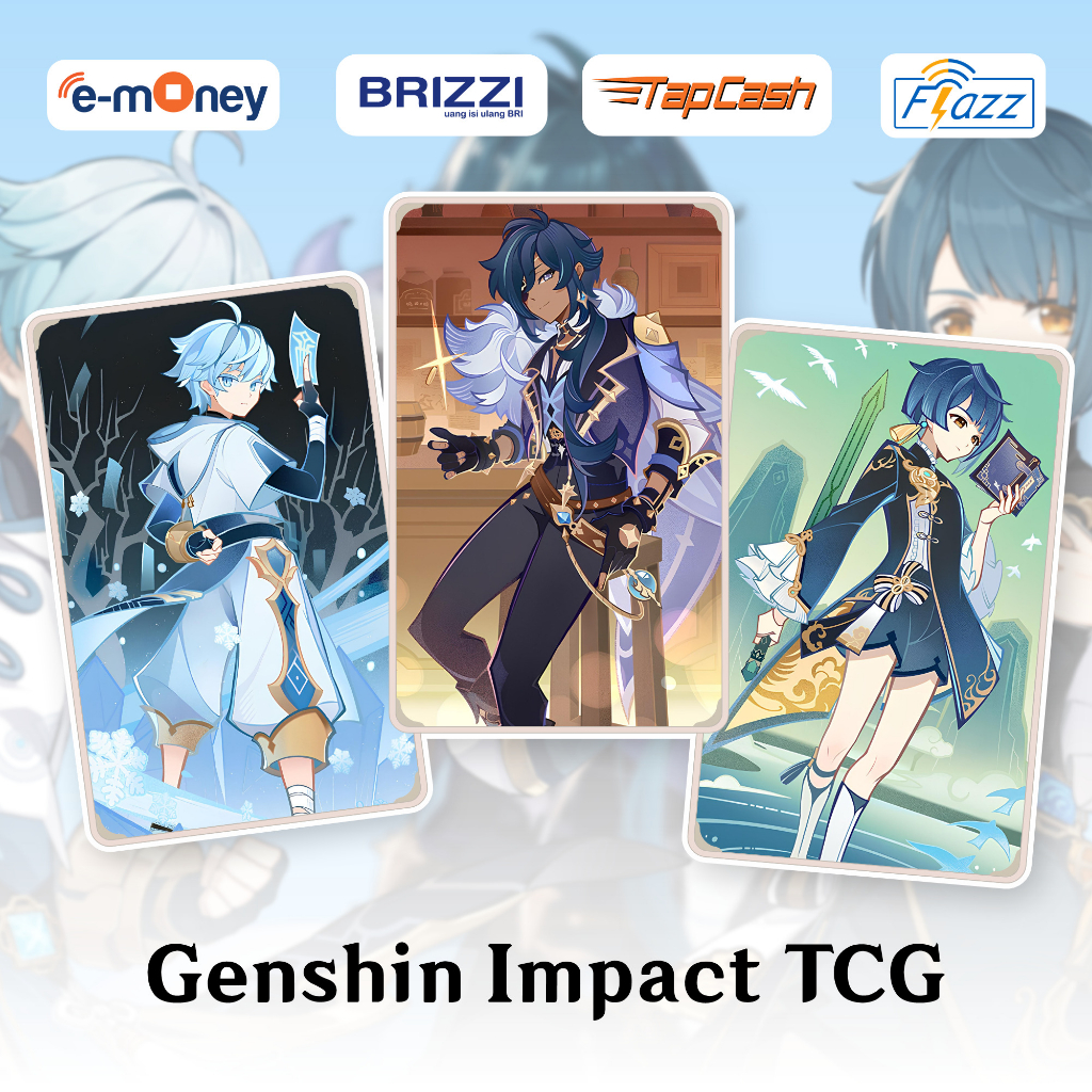Jual E-Money Genshin Impact Genius Invokation TCG | Kaeya, Chongyun ...