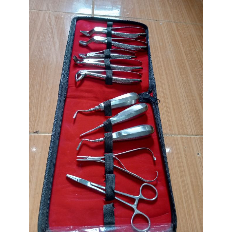 Jual Tooth Extration forceps Elevators adult set 10/tang cabut gigi ...