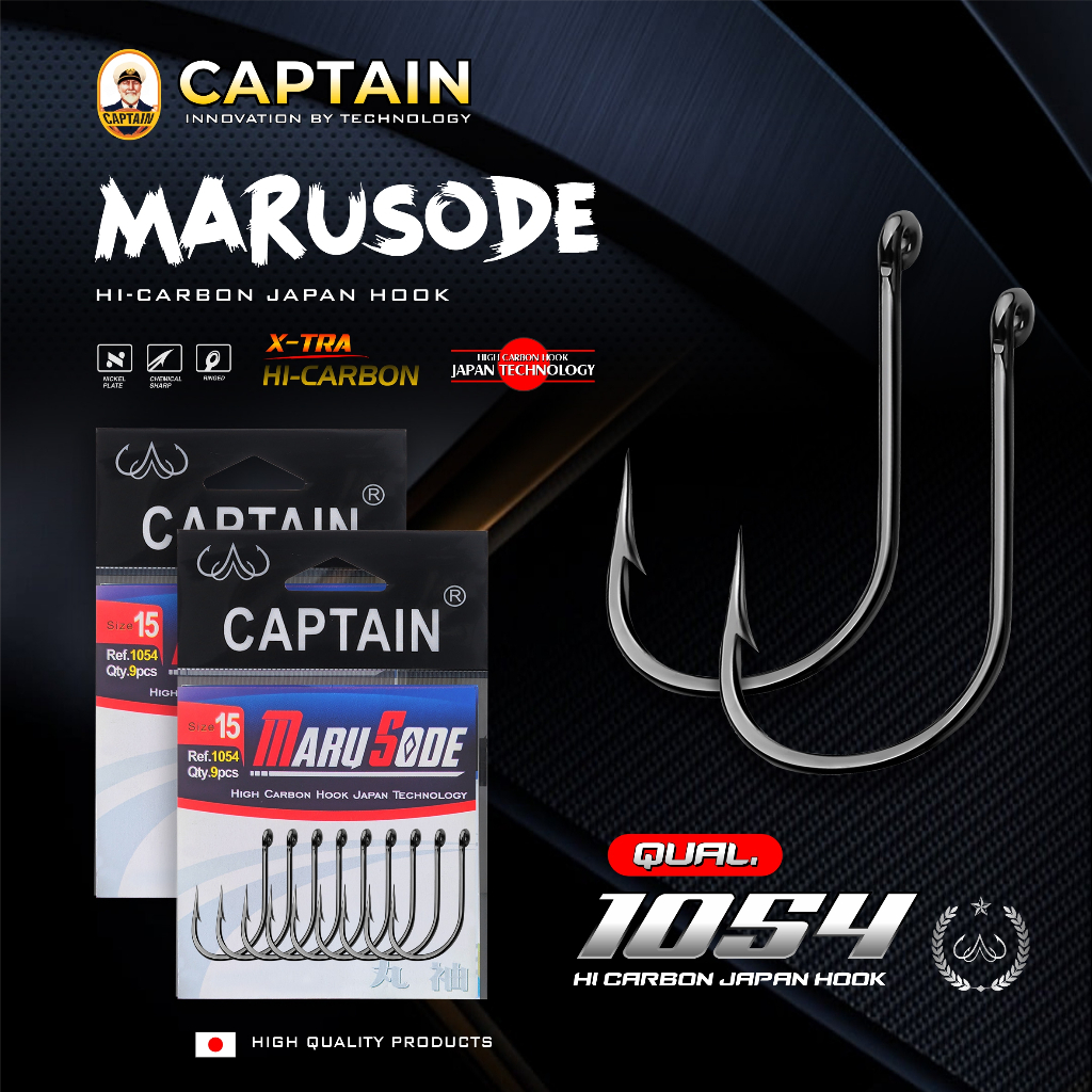 Jual Hook / Kail Pancing Captain Marusode 1054 per bungkus | Shopee ...