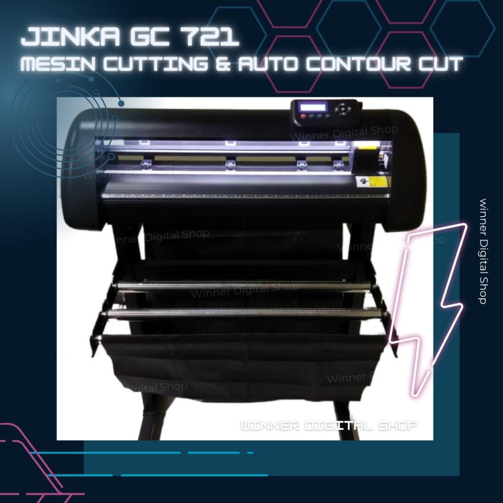Jual Mesin Cutting Auto Contour Cut JINKA GC 721 Support Coreldraw ...