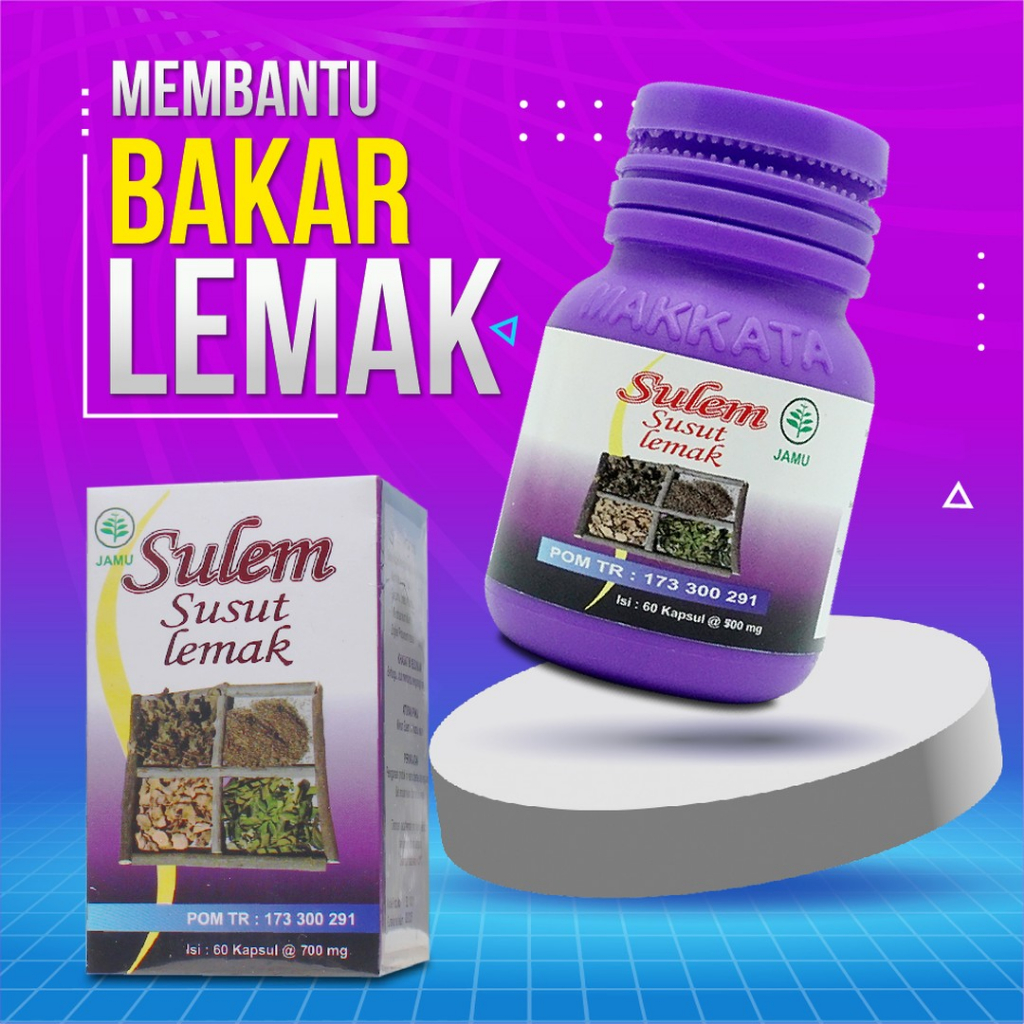 Jual Obat Pelangsing Badan Herbal SULEM Susut Lemak Pelangsing herbal ...
