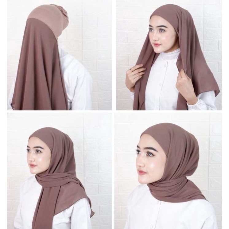 Jual [MT] HIJAB FUJI SEGI EMPAT INSTAN PLUS INNER 2IN1 | SEGITIGA ...