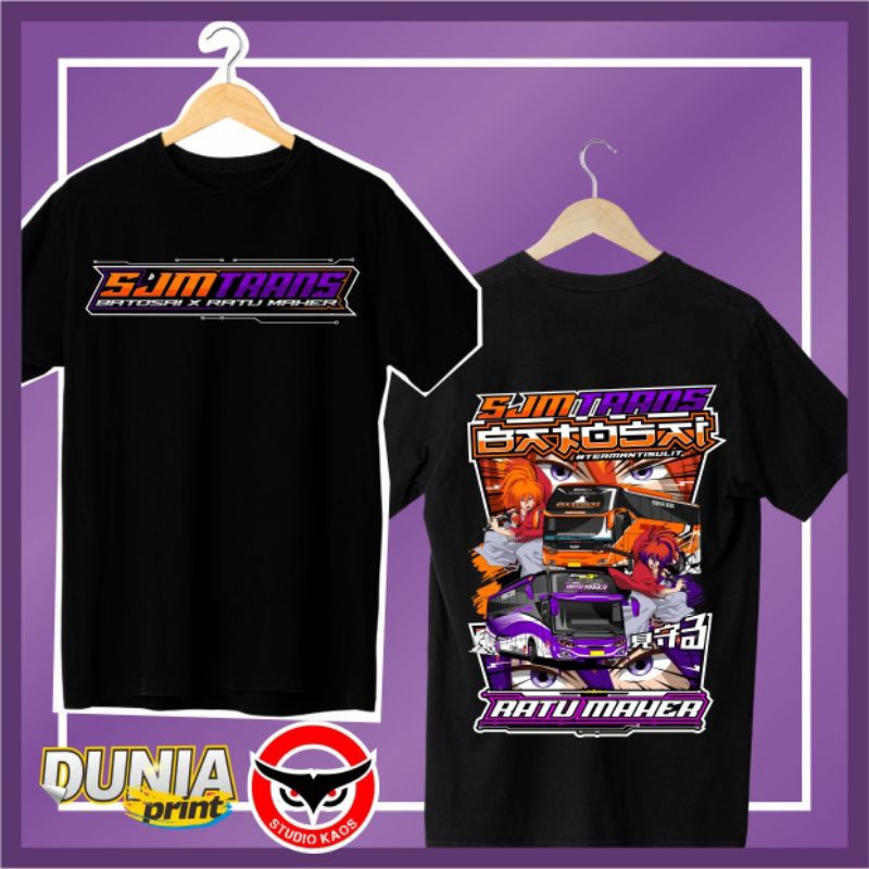 Jual (free sticker sesuai gambar)KAOS BUS RATU MAHER X BATOSAI COTTON ...