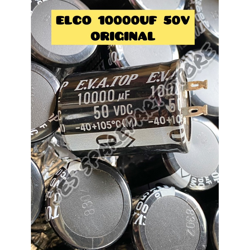 Jual ELCO CAPASITOR 10000UF 50V 10000 MIKRO MICRO 50 ELKO ORIGINAL ...