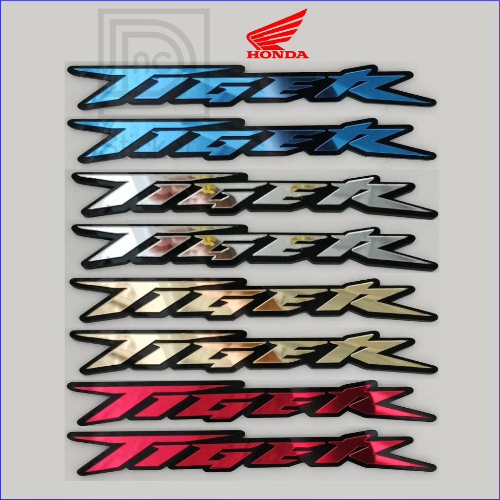 Jual 2pc Emblem Logo Honda TIGER Timbul Motor 3D Akrilik Variasi ...