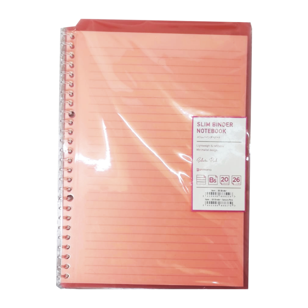 Jual Dual Tie Slim File Binder Notebook A5 Panmomo Harga Satuan ATK ...