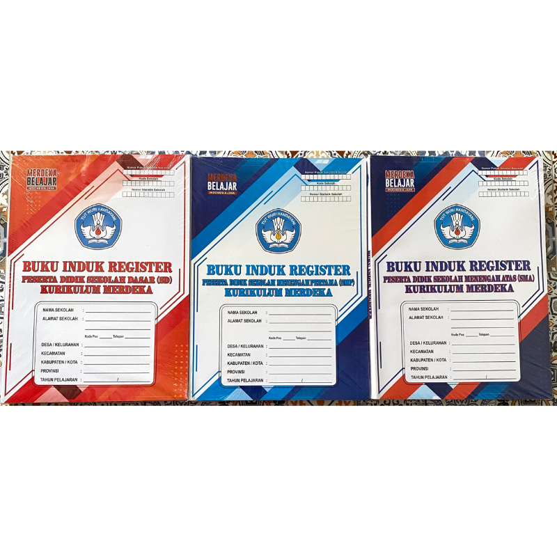 Jual buku induk SD SMP dan SMA kurikulum merdeka | Shopee Indonesia