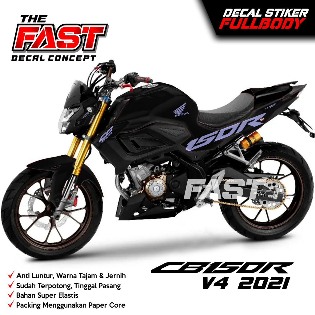 Jual Decal CB150R 2021 V4 Full Body Polos Simpel Stiker CB150R 2021 V4 ...