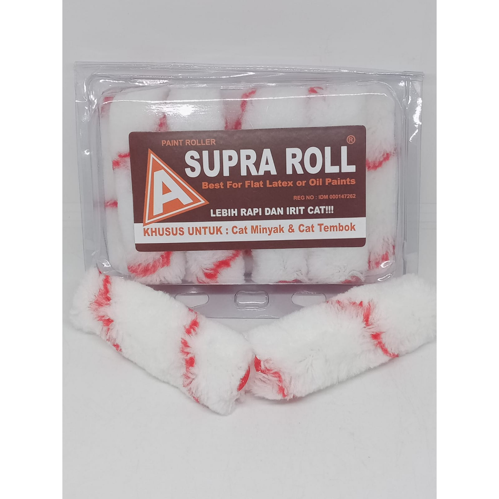 Jual Isi bulu roll kapal kain supra / isi bulu roll 4inch supra refill ...