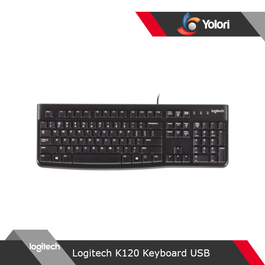 Jual Logitech K120 Keyboard USB | Shopee Indonesia
