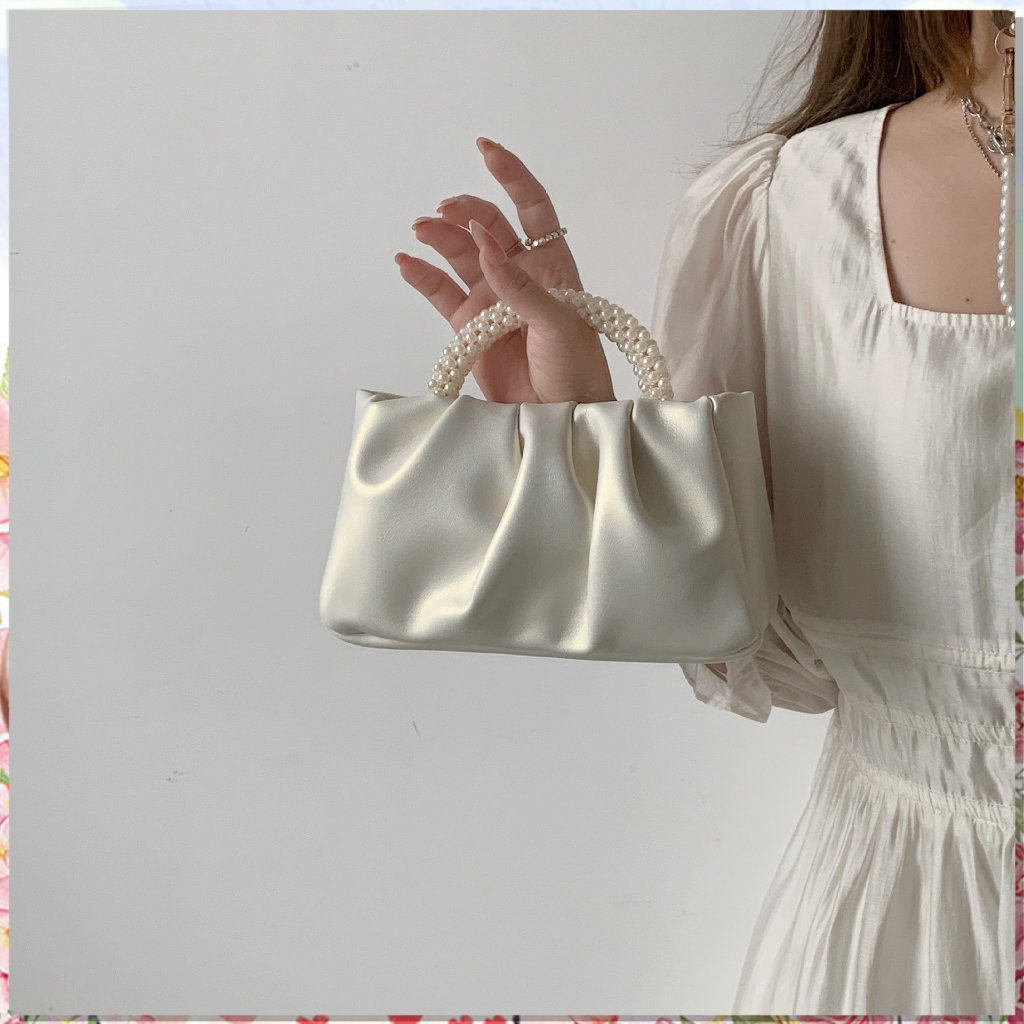 Jual Tas Selempang Wanita Tas Jinjing Awan Lipat Mutiara Mutiara /Tas ...