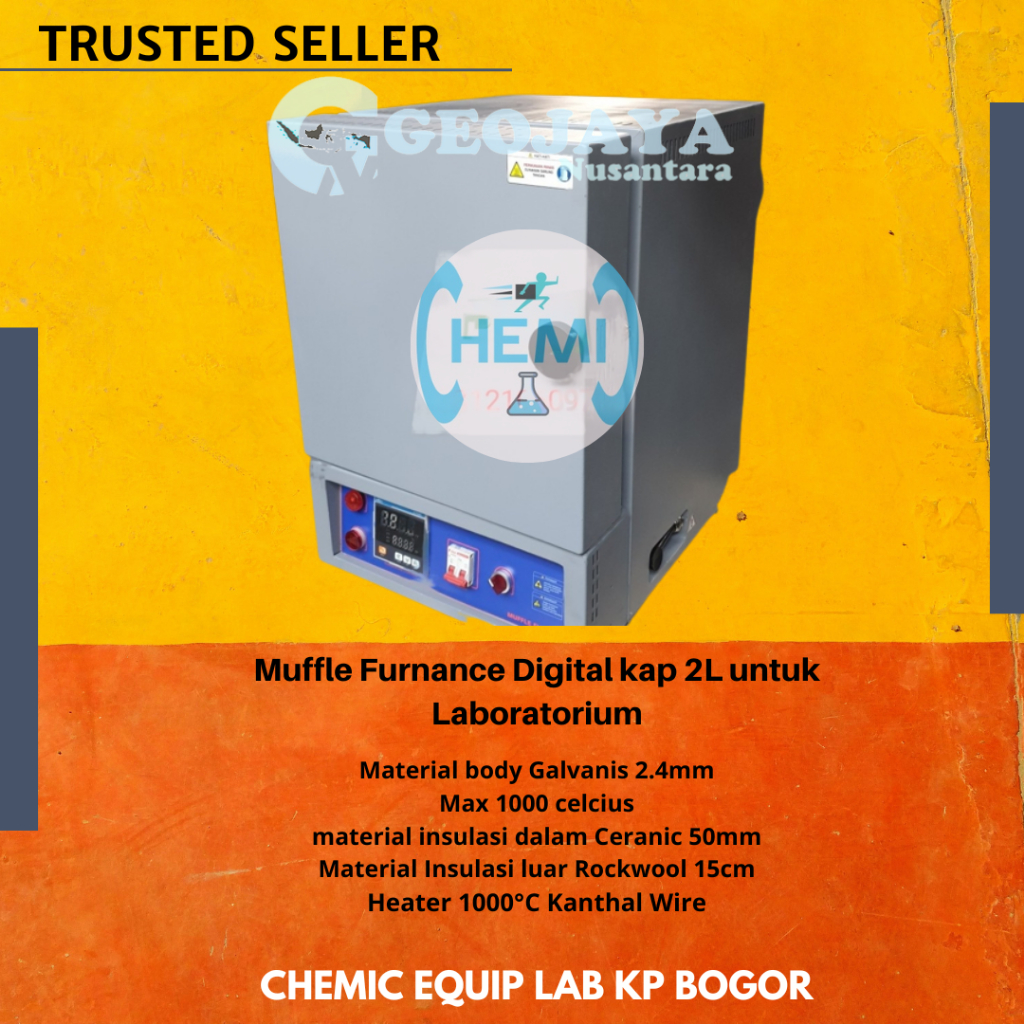Jual Muffle Furnance Digital kap 2L untuk Laboratorium | Shopee Indonesia